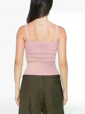 JW Anderson Pointelle Bow-detail Tank Top