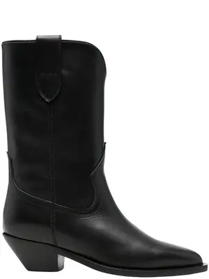 VIA ROMA 15 Panelled Ankle-length Boots By - Black