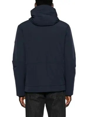 PEUTEREY Hooded Logo-patch Jacket
