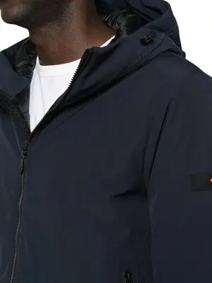 PEUTEREY Hooded Logo-patch Jacket