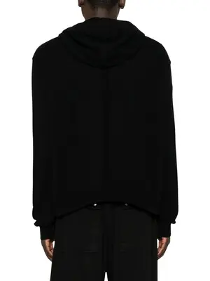 Rick Owens Zip-up Drawstring Hoodie By