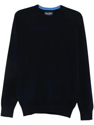 MC2 SAINT BARTH Regent Cashmere Crew-neck Sweater - Blue