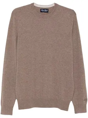 MC2 SAINT BARTH Regent Crew-neck Cashmere Sweater - Brown
