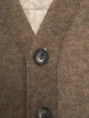 AMARANTO V-neck Knitted Cardigan