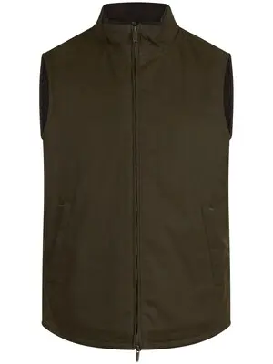 MC2 SAINT BARTH Edgar Waxed Vest With Teddy Lining