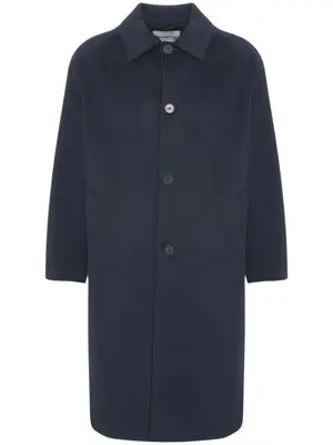 AMARANTO Single-breasted Coat - Blue