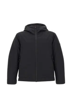 PEUTEREY Loge Drawstring-hood Jacket - Black