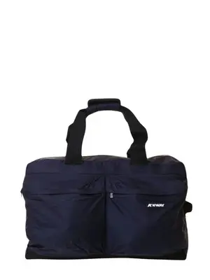 K-WAY Logo-print Holdall Bag - Blue