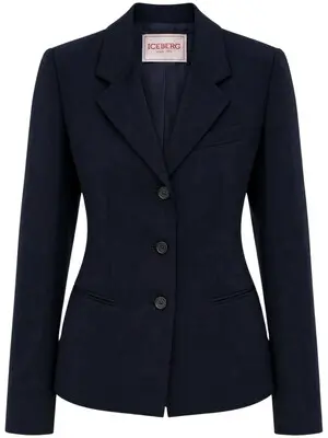 Iceberg Single-breasted Tailored Blazer - Blue
