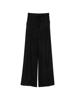MAX MARA Wool Flared Trousers - Black