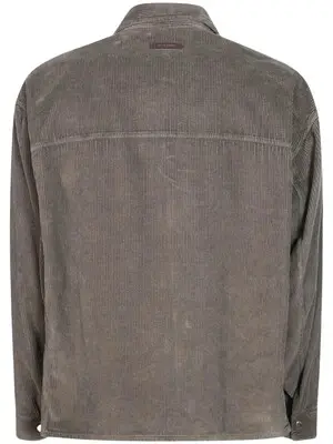 PAOLO PECORA Long Sleeved Buttoned Condury Shirt