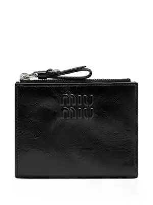 Miu Miu Logo Leather Wallet