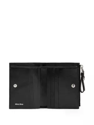 Miu Miu Logo Leather Wallet