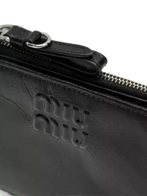 Miu Miu Logo Leather Wallet