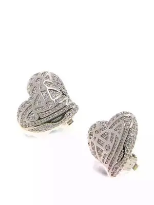 VIVIENNE WESTWOOD Evangeline Orb Heart Earrings