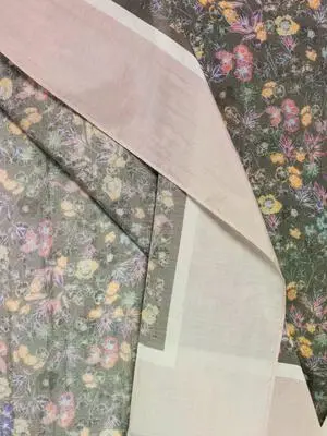 Marc O'polo Floral-print Fringed Scarf
