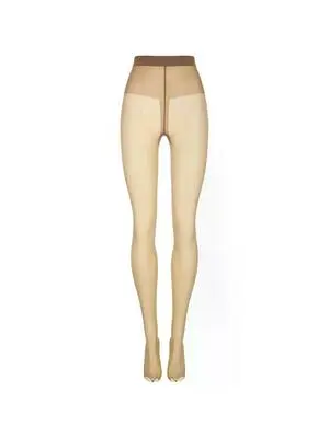 Wolford Luxury 9 Toeless Tights - Neutrals