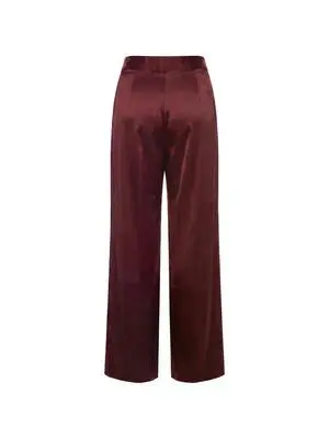 THE SEI Pleated Silk Trousers