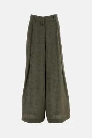 Dries Van Noten Pantaloni Podium Oversize In Lana