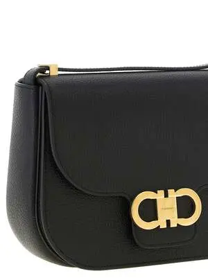 FERRAGAMO North-south Double Gancini' Crossbody Bag