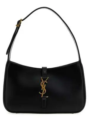 Saint Laurent Hobo Le 5 À 7' Shoulder Bag - Black