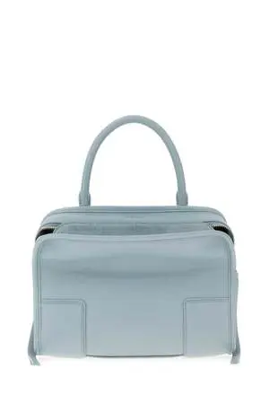 LOEWE Pastel Light Leather Small Amazona Handbag - Blue