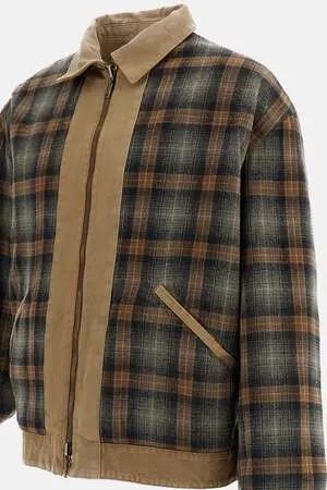 GOLDEN GOOSE Giacca Reversibile In Cotone - Brown