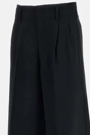 Comme Des Garçons Pantaloni In Lana Gamba Larga