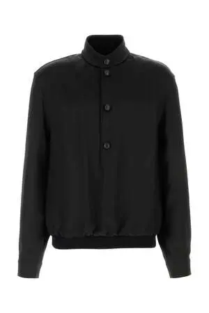 ZEGNA Silk Sweatshirt - Black