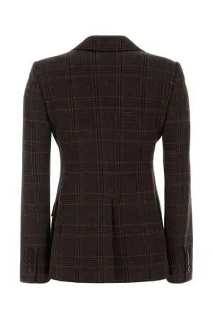 Max Mara Embroidered Wool Blend Abate Blazer