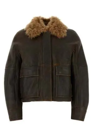 Brunello Cucinelli Shearling Jacket - Brown