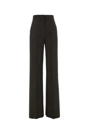 MAX MARA Wool Campo Palazzo Pant - Brown