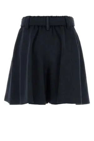 BRUNELLO CUCINELLI Midnight Stretch Wool Shorts