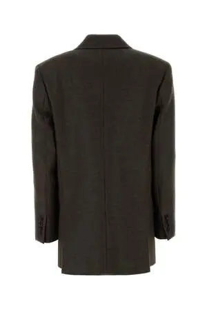 MAX MARA Chocolate Wool Pulvino Blazer