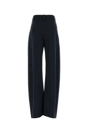 BRUNELLO CUCINELLI Navy Stretch Wool Pant