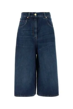 Brunello Cucinelli Denim Wide-leg Jeans - Blue