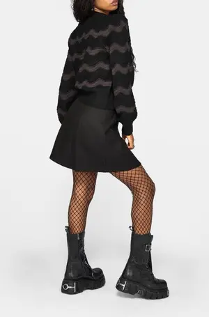 DISTURBIA Nave Inverted Knit Cardigan