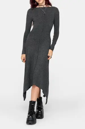 DISTURBIA Coralie Exposed Seam Knit Dress