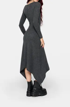 DISTURBIA Coralie Exposed Seam Knit Dress