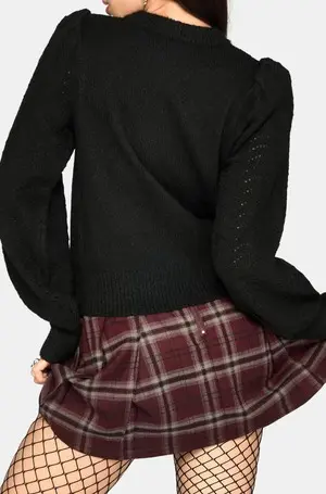 DISTURBIA Ember Moth Knit Sweater