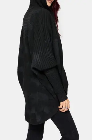 DISTURBIA Morpho Cocoon Hooded Cardigan