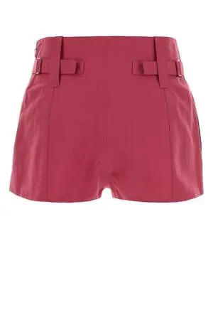 CHLOE Fuchsia Linen Blend Shorts