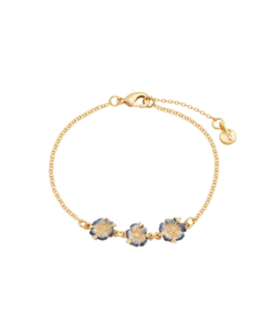 FABLE ENGLAND Larkspur Charm Bracelet - Gold