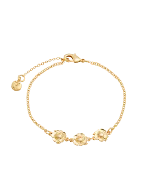 FABLE ENGLAND Larkspur Charm Bracelet - Gold