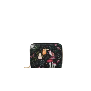 FABLE ENGLAND Niva Print Small Wallet - Black