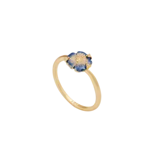 FABLE ENGLAND Larkspur Mini Stacking Ring - Gold