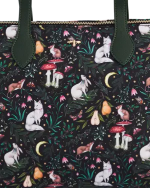 FABLE ENGLAND Edith Niva Print Tote Purse