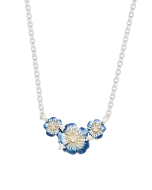 FABLE ENGLAND Larkspur Choker Necklace - Silver