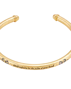 FABLE ENGLAND Larkspur Bangle - Gold