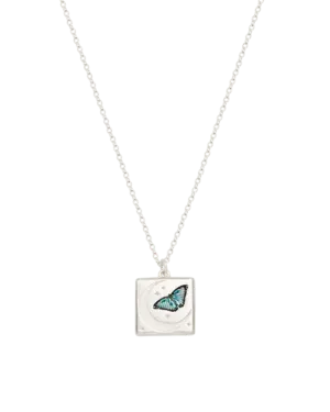 FABLE ENGLAND Butterfly & Moon Necklace